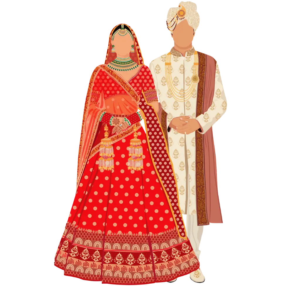 Wedding Couple 04 | Graphic Asset by Okay Bhargav Animation Studio