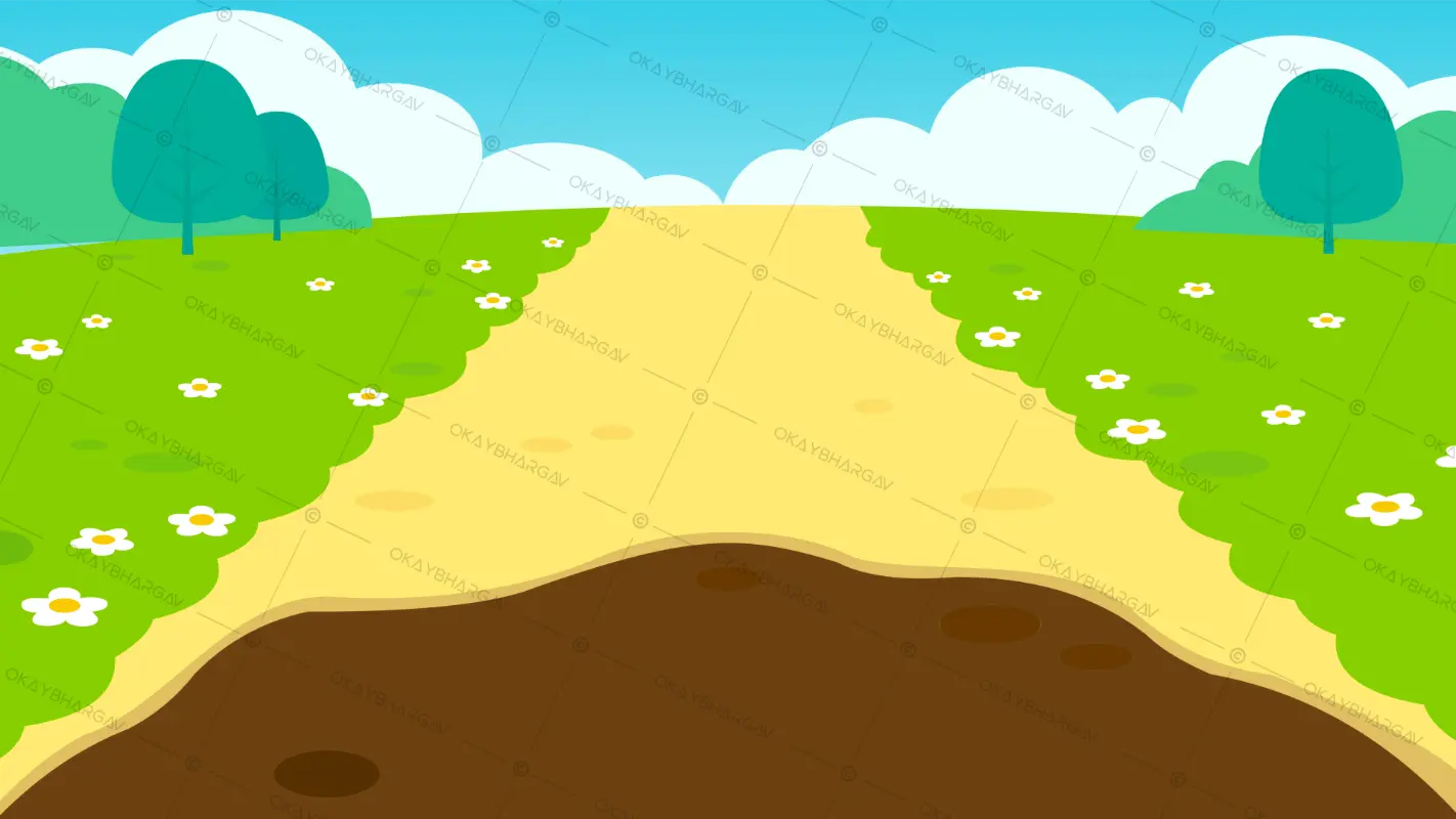 Cartoon Landscape 02 | Graphic Asset by Okay Bhargav Animation Studio
